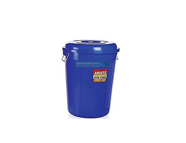 Round Aristo Storage Bucket 80ltr with Lid – Plastickart.com